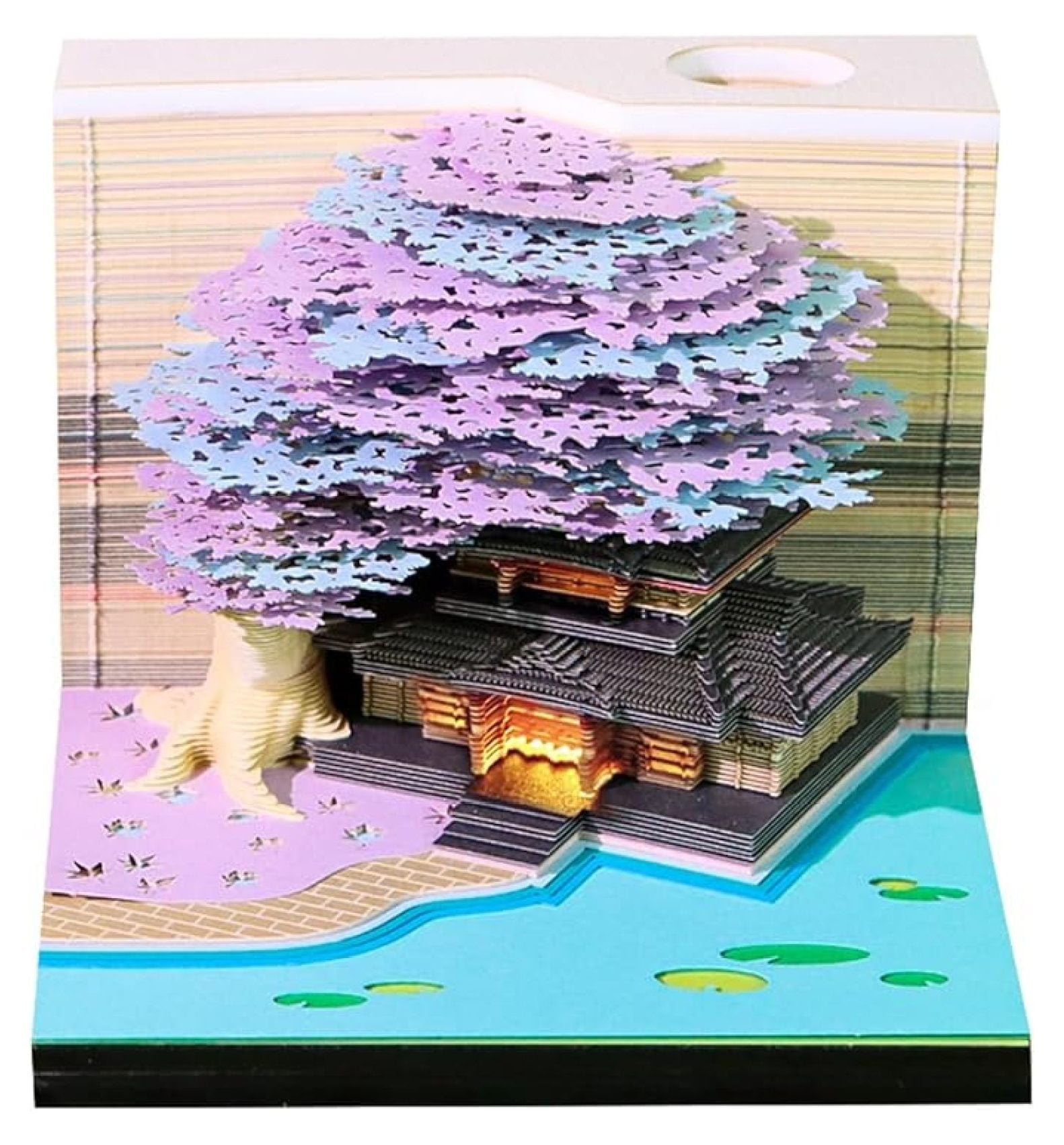 3D Desk Calendar 2026, 3D Art Calendar Memo Pad Creative Time Piece ...