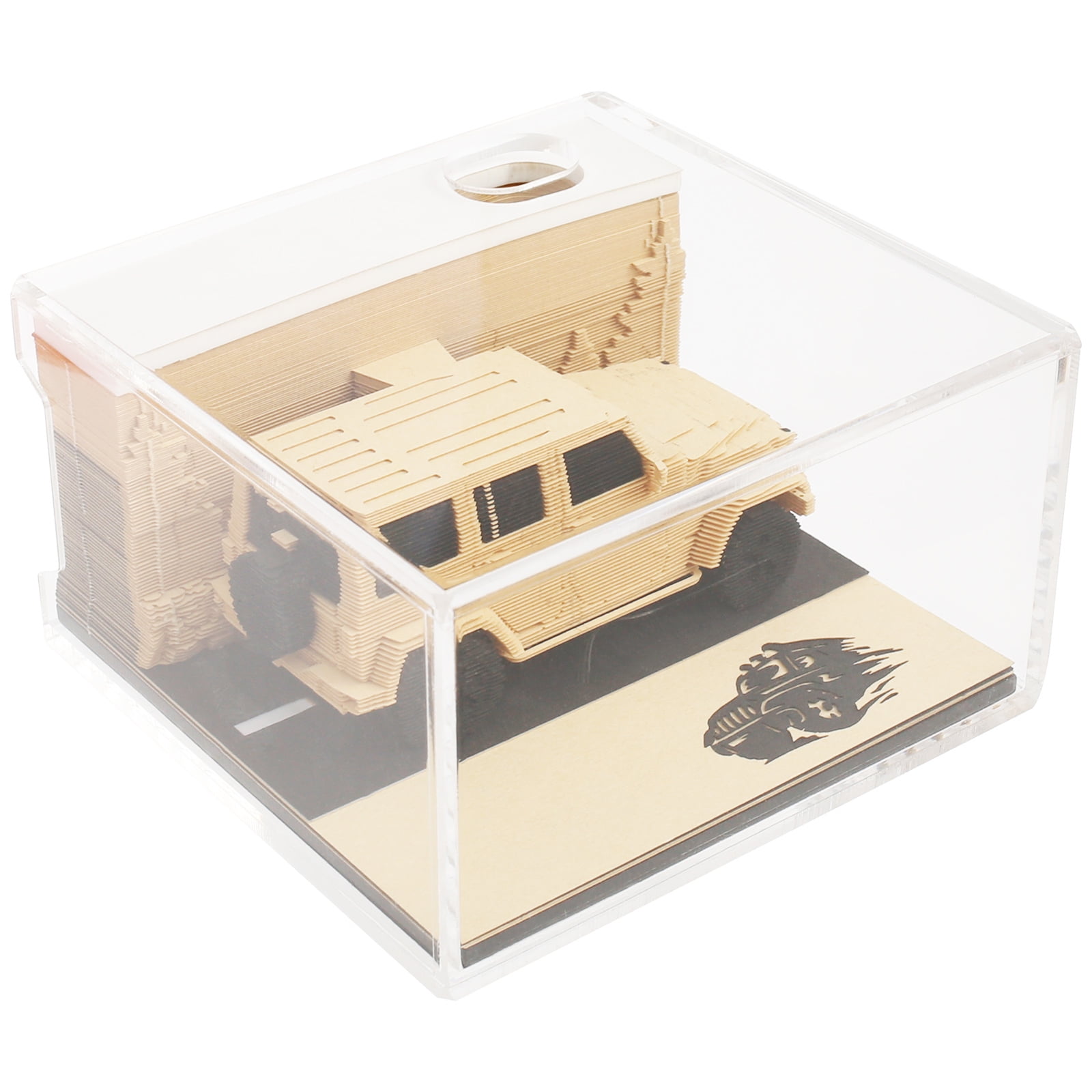 3D Desk Calendar Unique and Creative Paper Sculpture Calendar ...