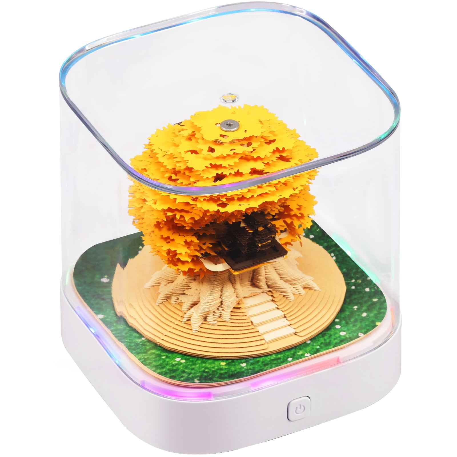 3D Desk Note Pad Stereo Tree House Memo Pad Tear-Away Calendar Note Pad ...
