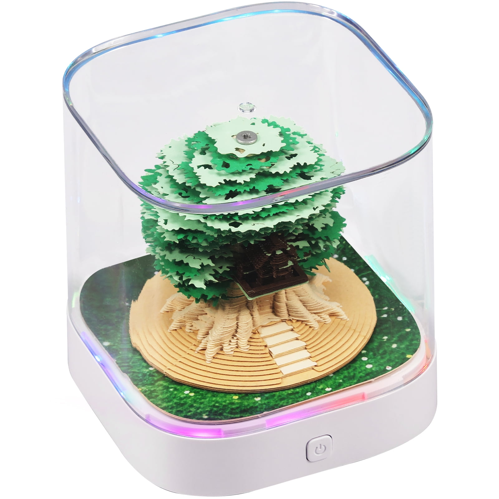 3D Desk Note Pad Stereo Tree House Memo Pad Tear-Away Calendar Note Pad ...