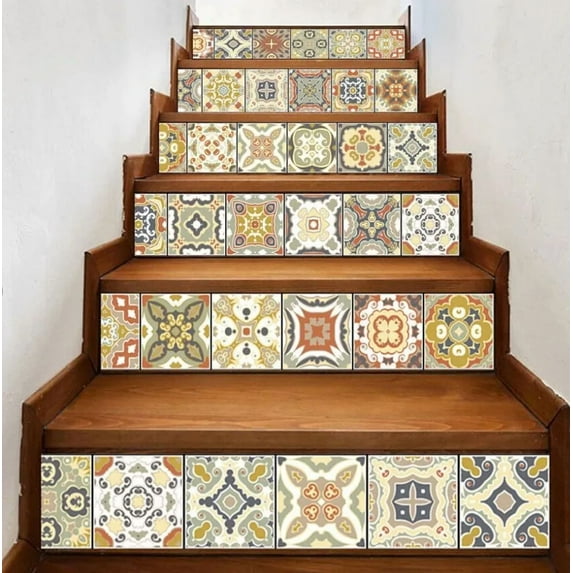 3D Detachable Staircase Sticker PVC Waterproof Self-adhesive Staircase ...