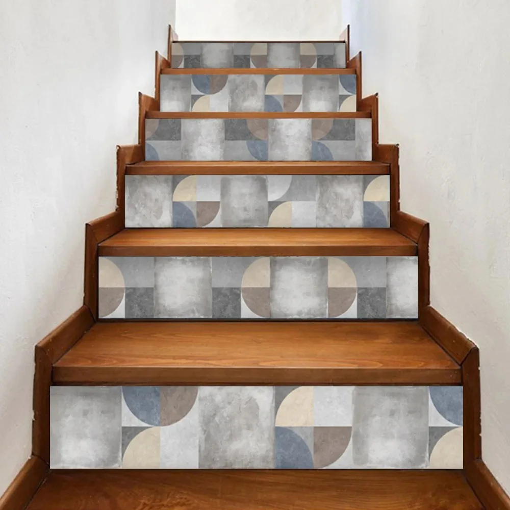 3D Detachable Staircase Sticker PVC Waterproof Self-adhesive Staircase ...