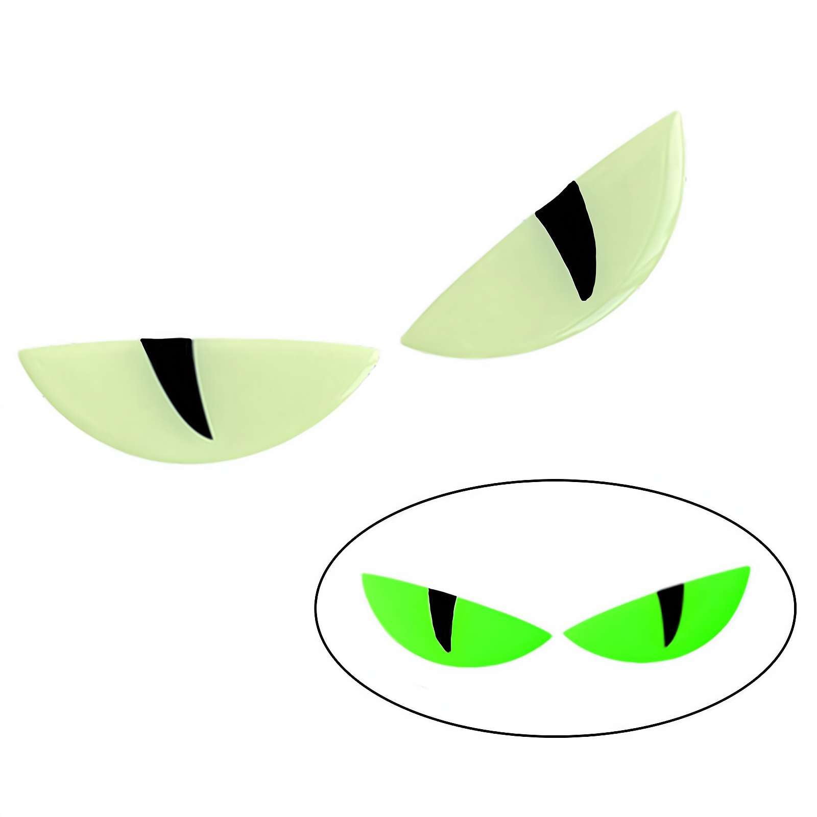 3D Devil Eyes Car Stickers,Luminous Devil Eye Stickers,Car Reflective ...