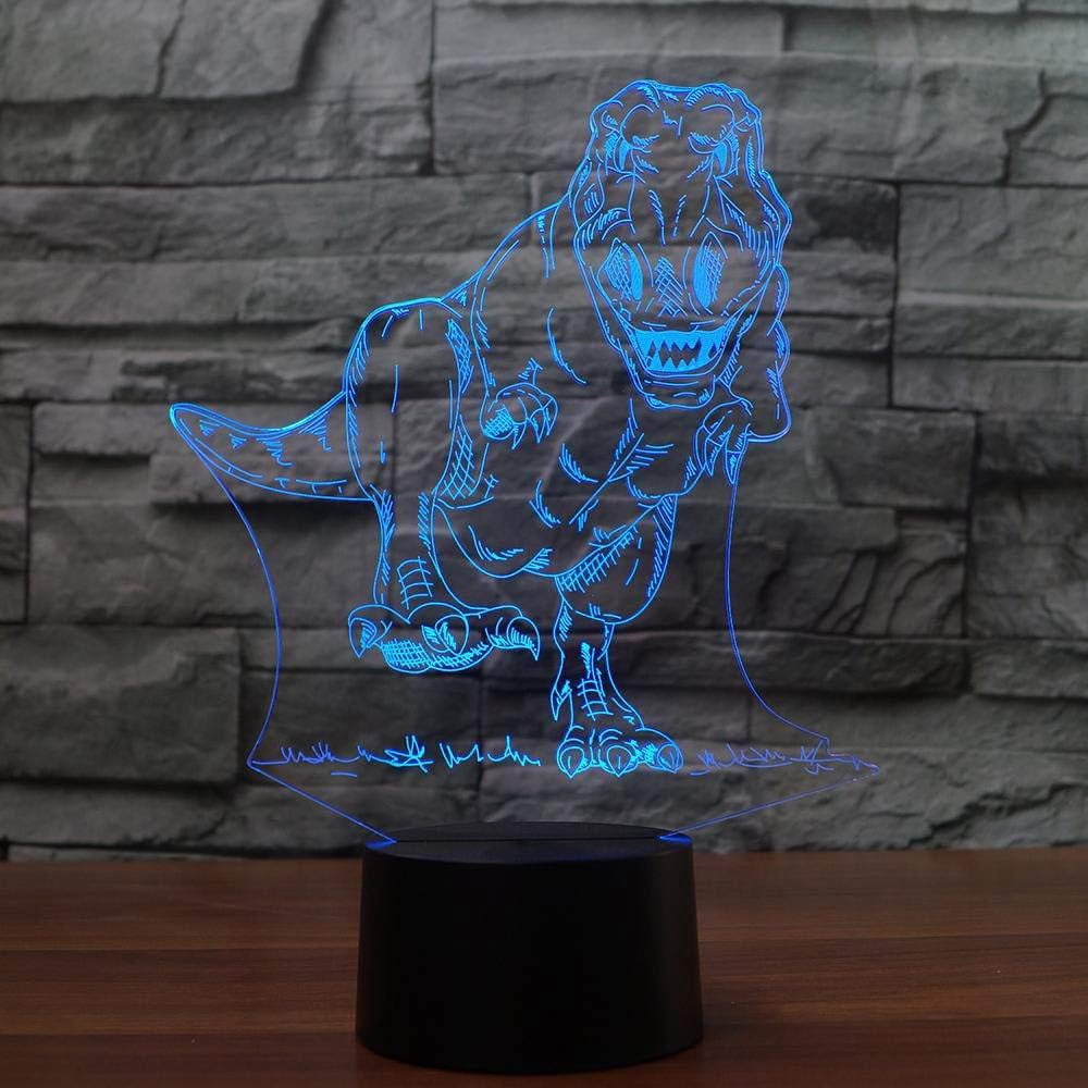 3D Dinosaur Night Light Lamp Toys, Dinosaur Lights Lamps for Boys Room ...