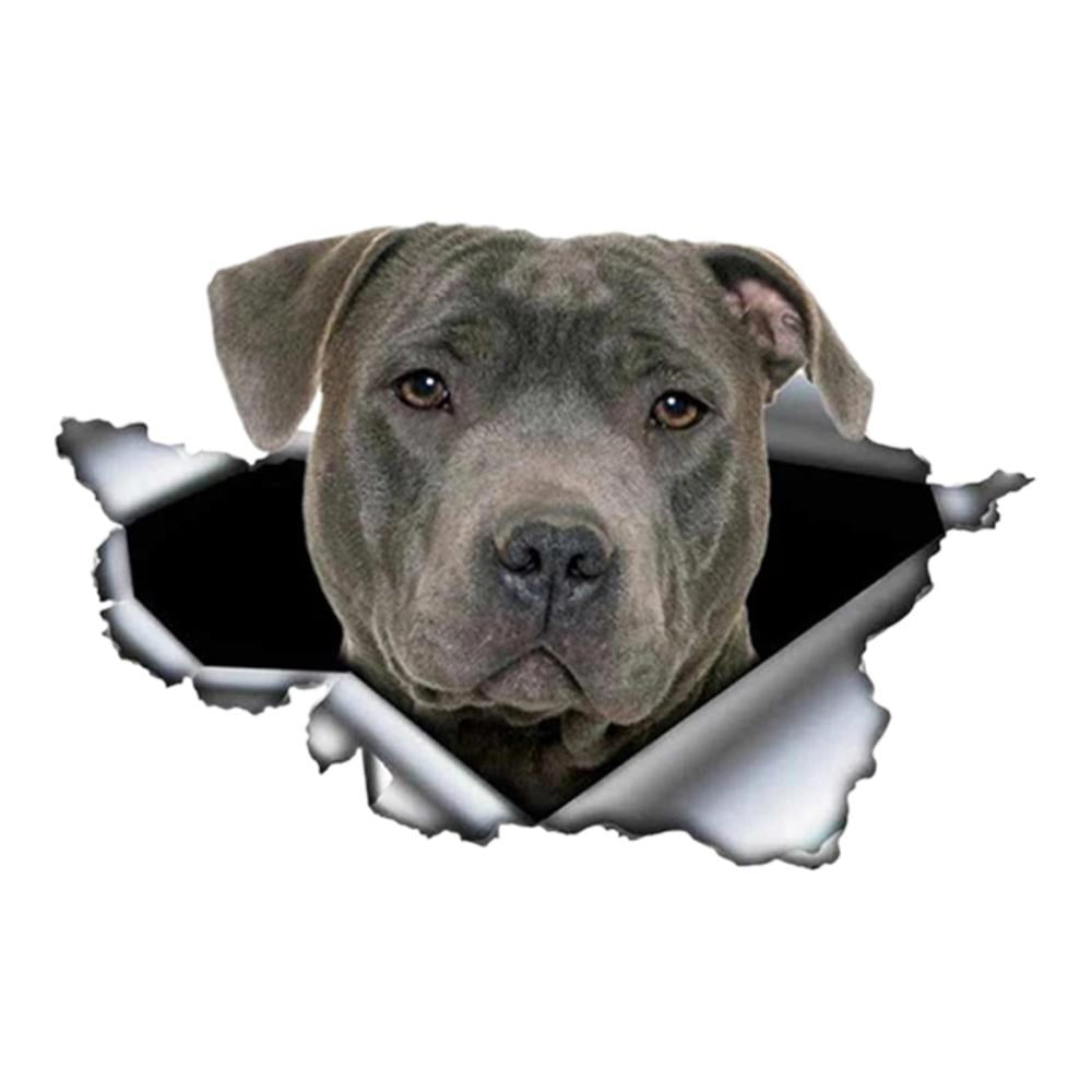 3D Dog Car Stickers | Cracking Stickers for Side Window | Home ...