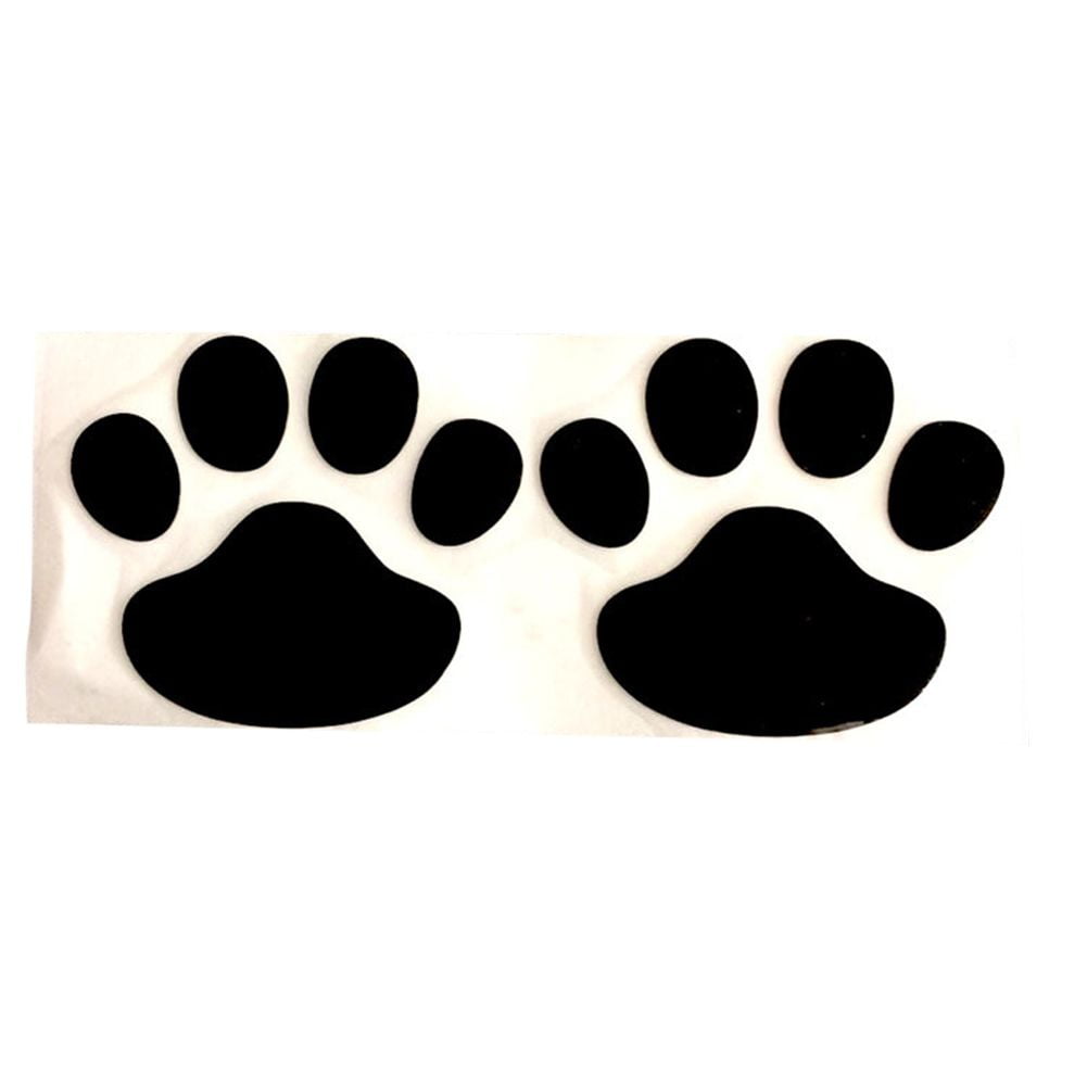 3D Dog Paw Footprint Sticker Decal Auto Car Emblem Decal Decoration ...
