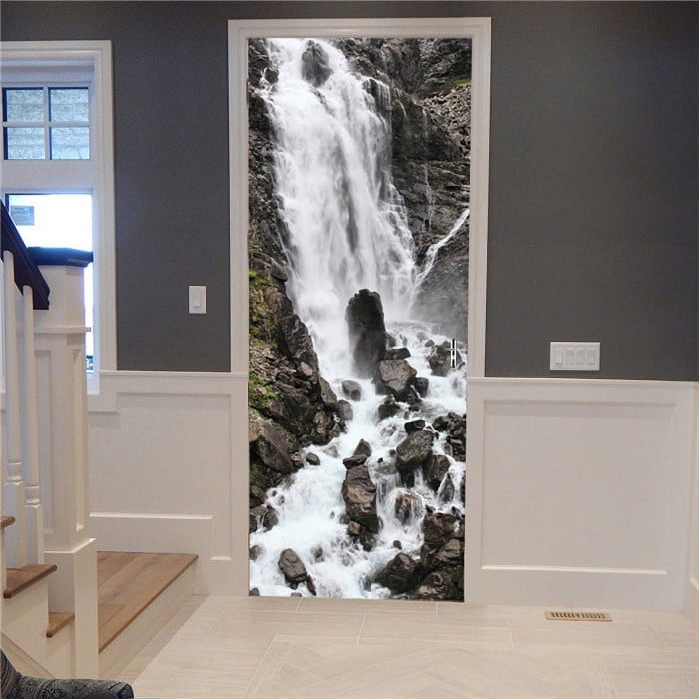 3D Door Sticker PVC DIY deursticker Peel and Stick Wallpaper for Doors ...