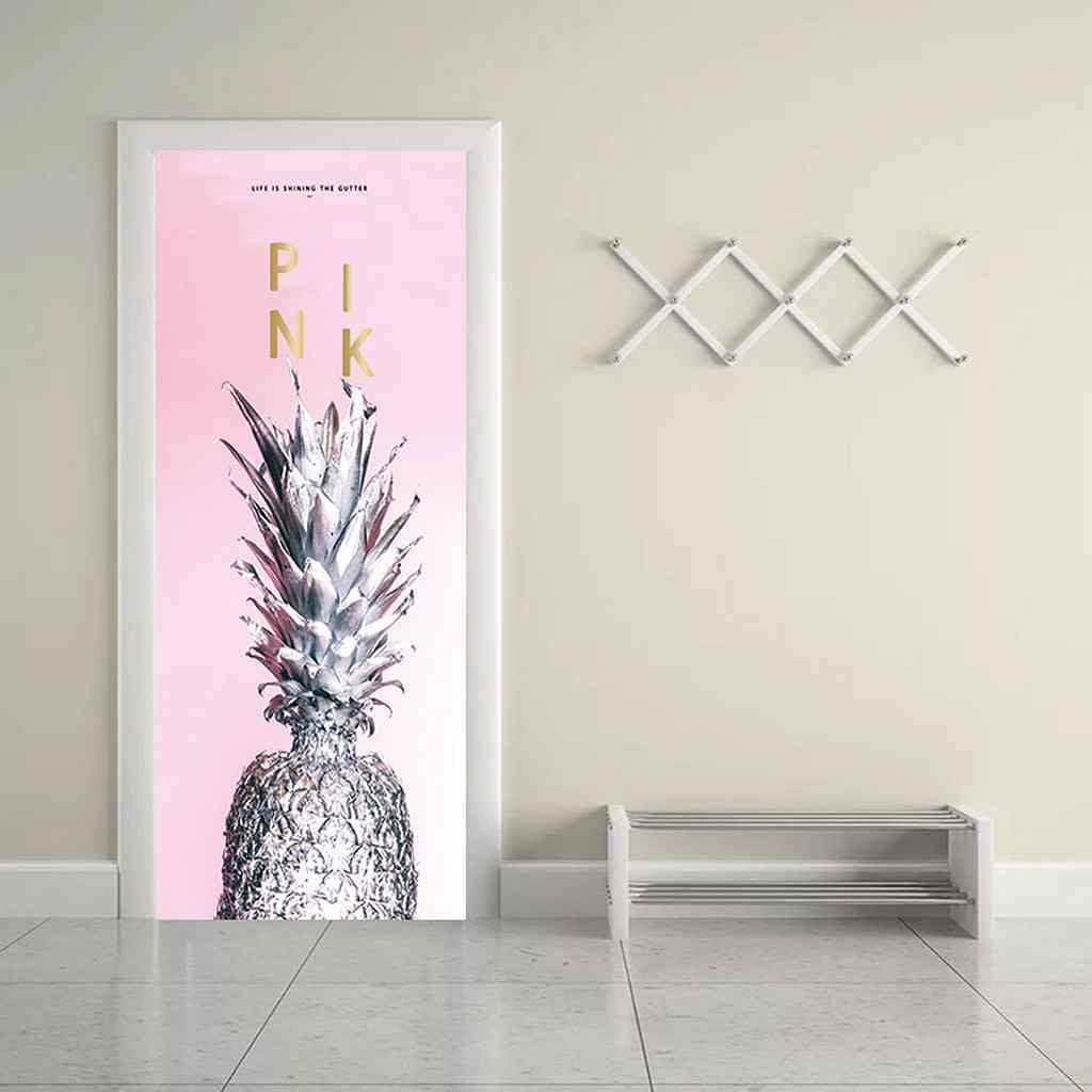 3D Door Stickers Colorful Fruit Candy Door Poster Wall Art Mural Decals ...