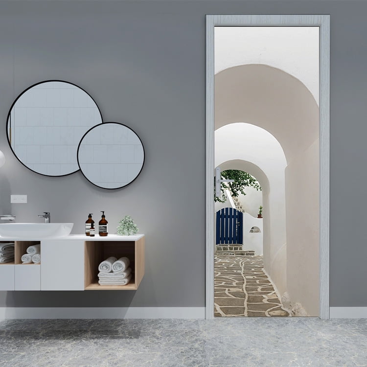 3D Door Stickers for Interior Doors Arched Doorways Traditional ...