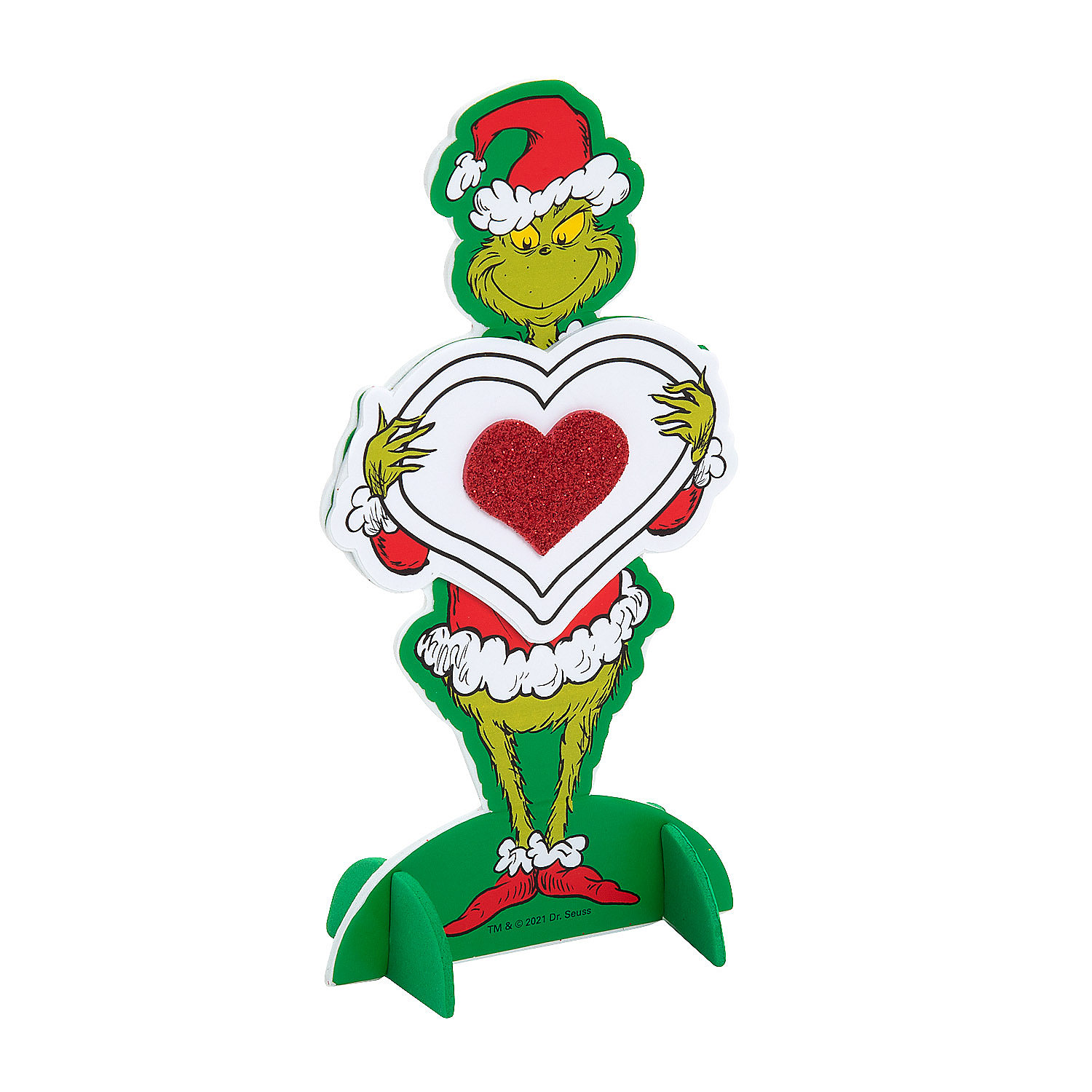 3D Dr. Seuss The Grinch Tabletop Sign Craft Kit - Makes 12 - Walmart.com