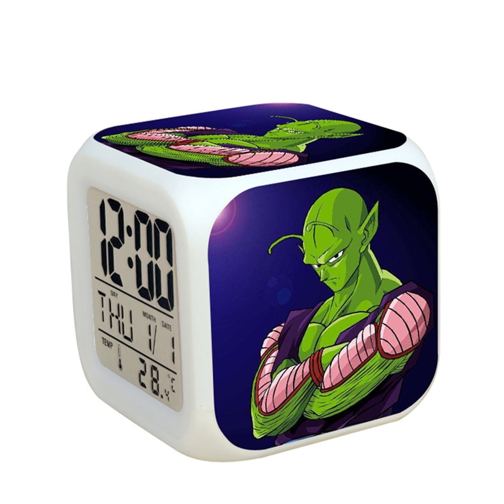 3D Dragon Ball Anime Alarm Clock Goku Saiyan Action Figures Japanese ...