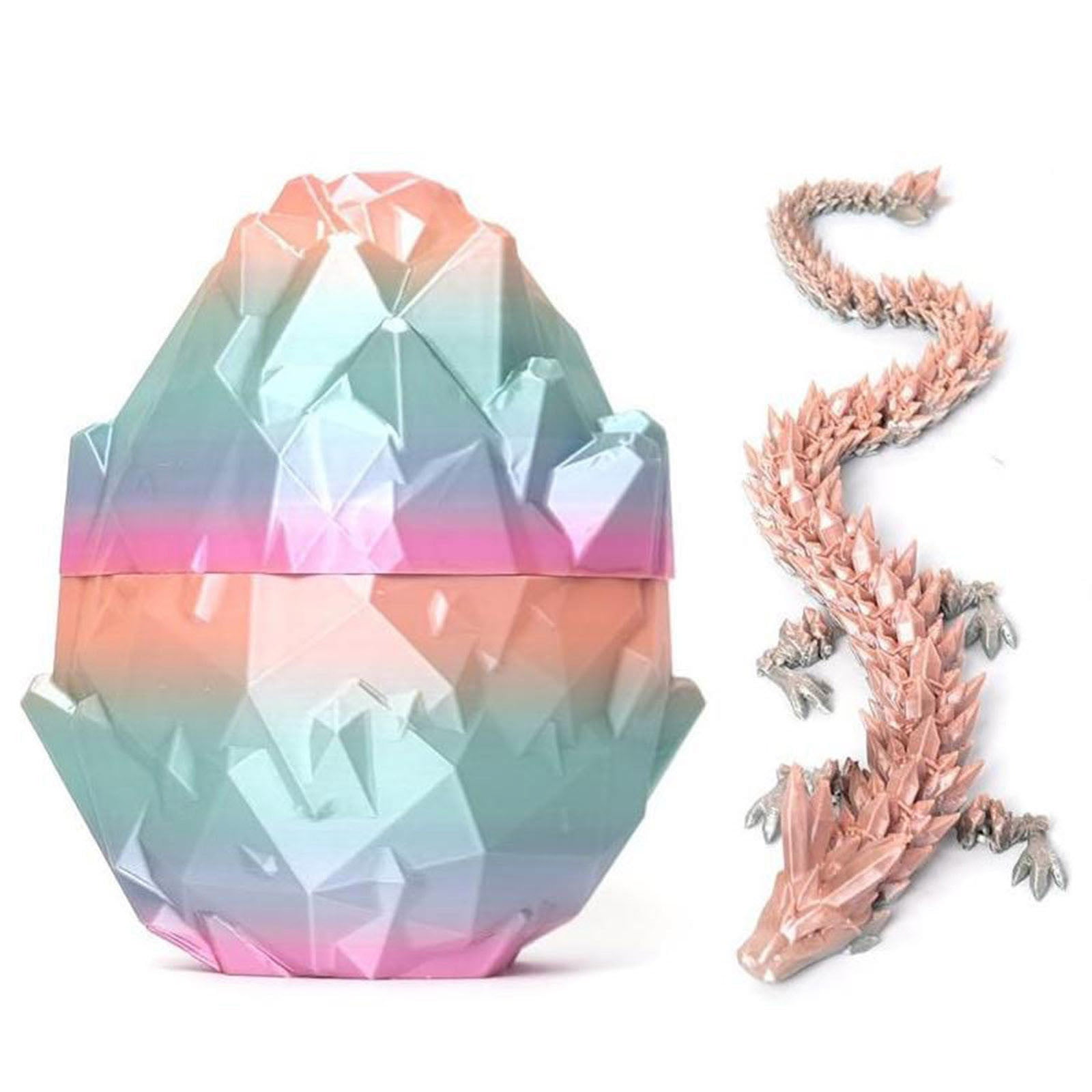 3D Dragon Eggs with Dragon Inside, 3D Printed Dragon Egg, 3D Printed ...