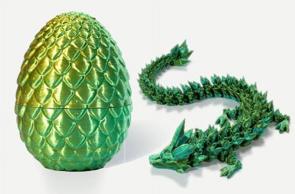 3D Dragon Eggs with Dragon Inside Full Articulated Dragon Crystal ...