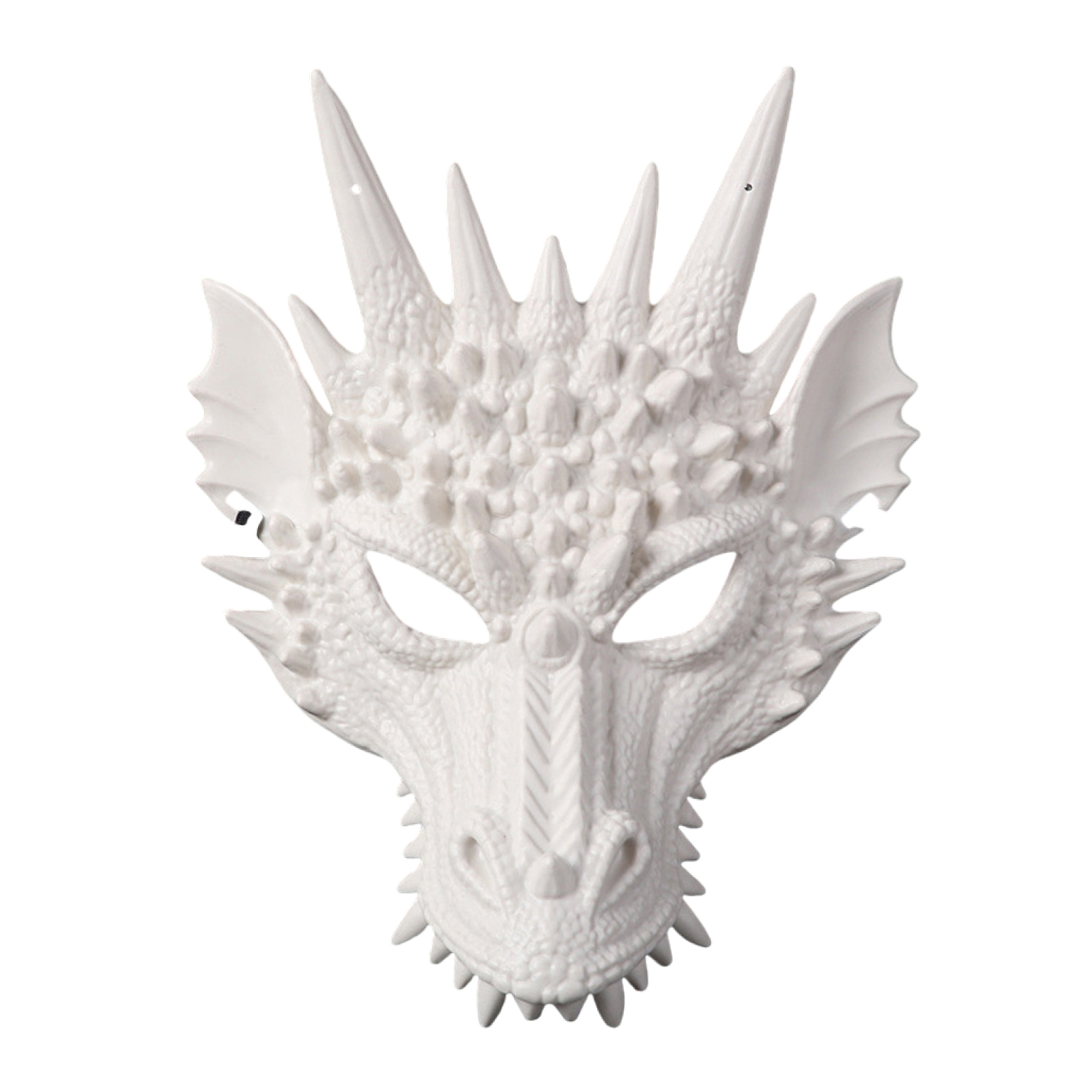 3D Dragon Mask Halloween Cosplay Masquerade Plastic Mask Dragon Horns ...