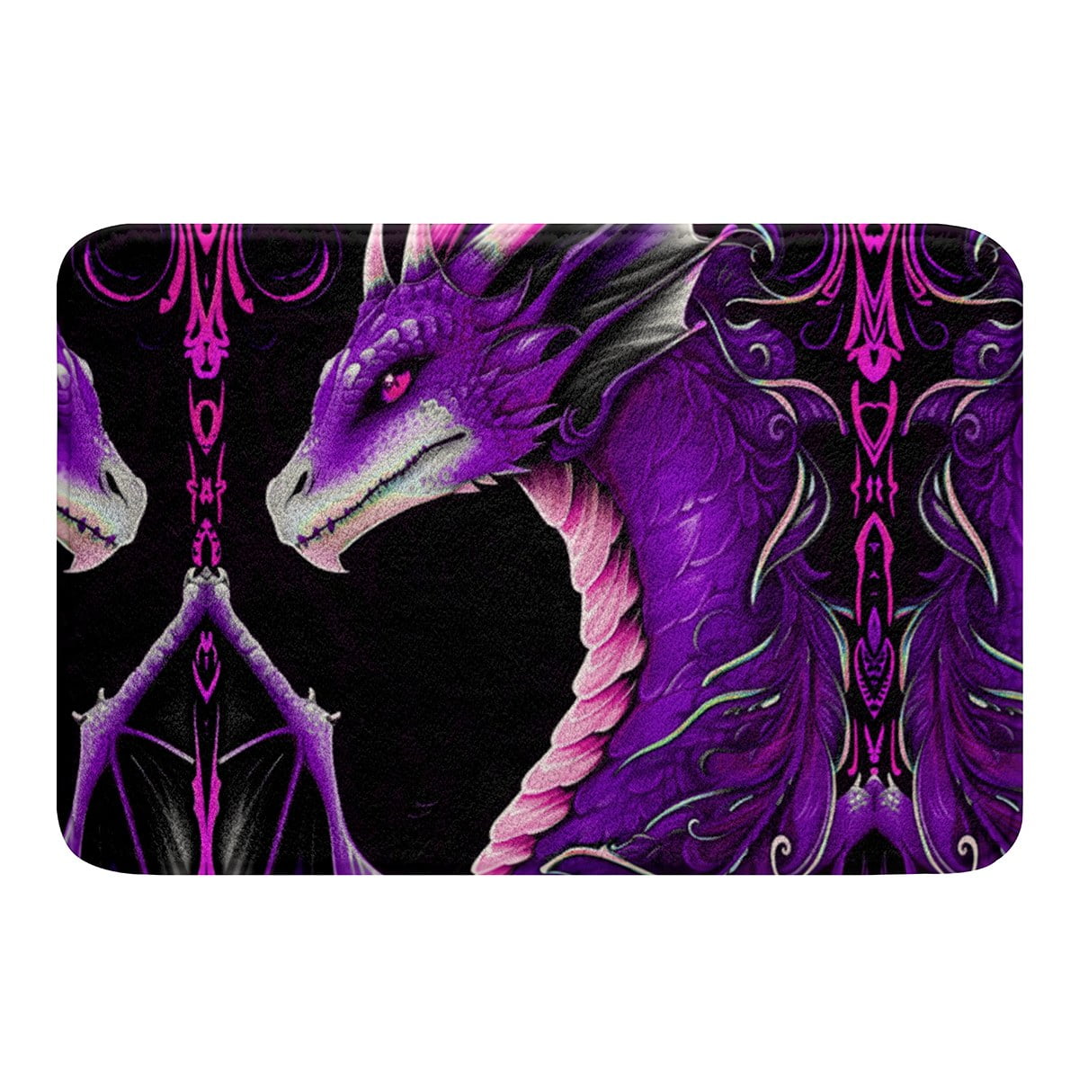 3D Dragon Outdoor Rug 16"x24" Vintage Gothic Bathroom Accessories,Women ...