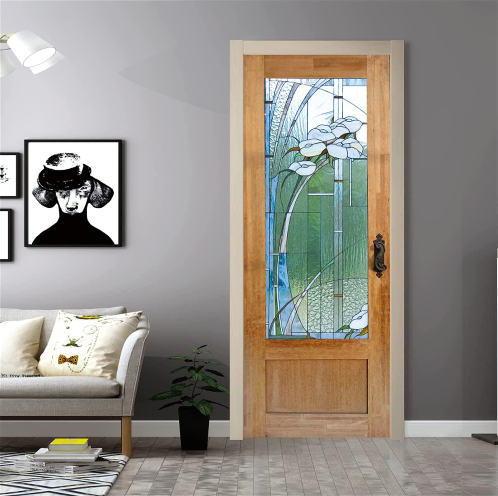 3D Drawbridge Door Stickers Peel and Stick Removable Door Wallpaper ...