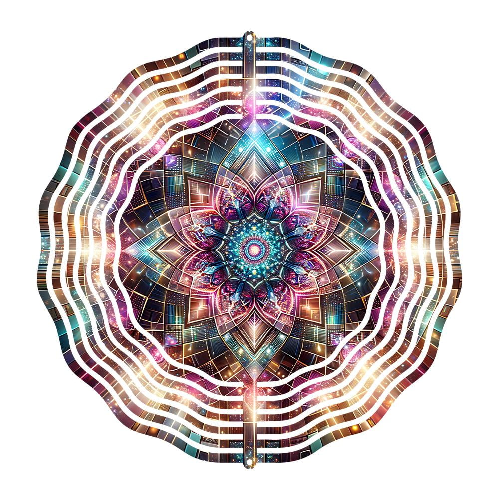 3D Dynamic Rotating Wind Chime Decoration Animal Wind Spinner Windmill ...