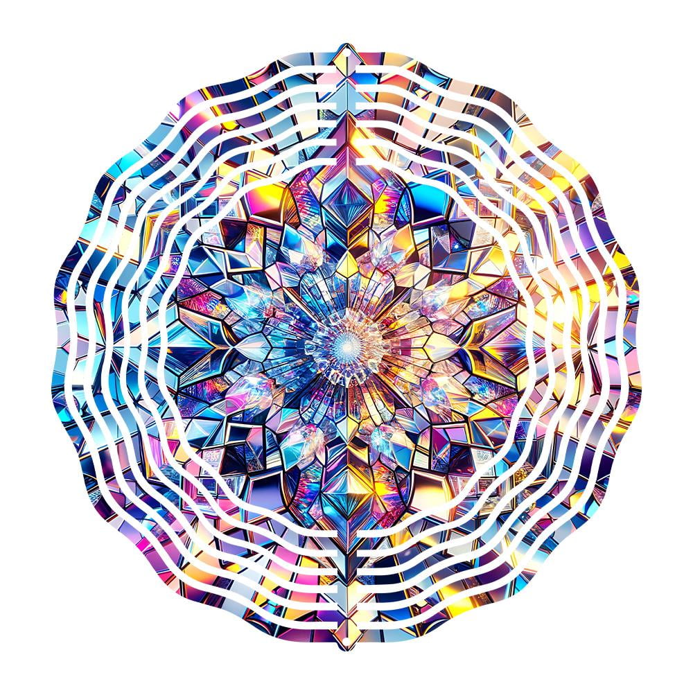 3D Dynamic Rotating Wind Chime Decoration Animal Wind Spinner Windmill ...