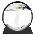 3D Dynamic Sandscape Moving Art Picture, Round Glass Deep Sea Flowing ...