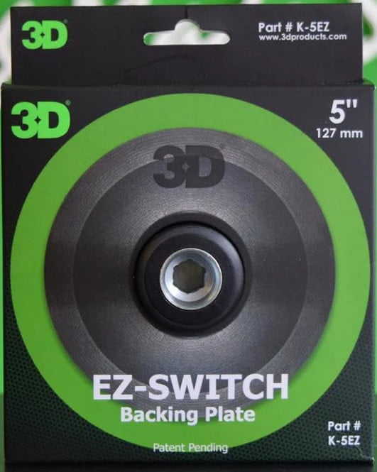 3D EZ-Switch 5” Backing Plate - tough but flexible, tapered rotary ...