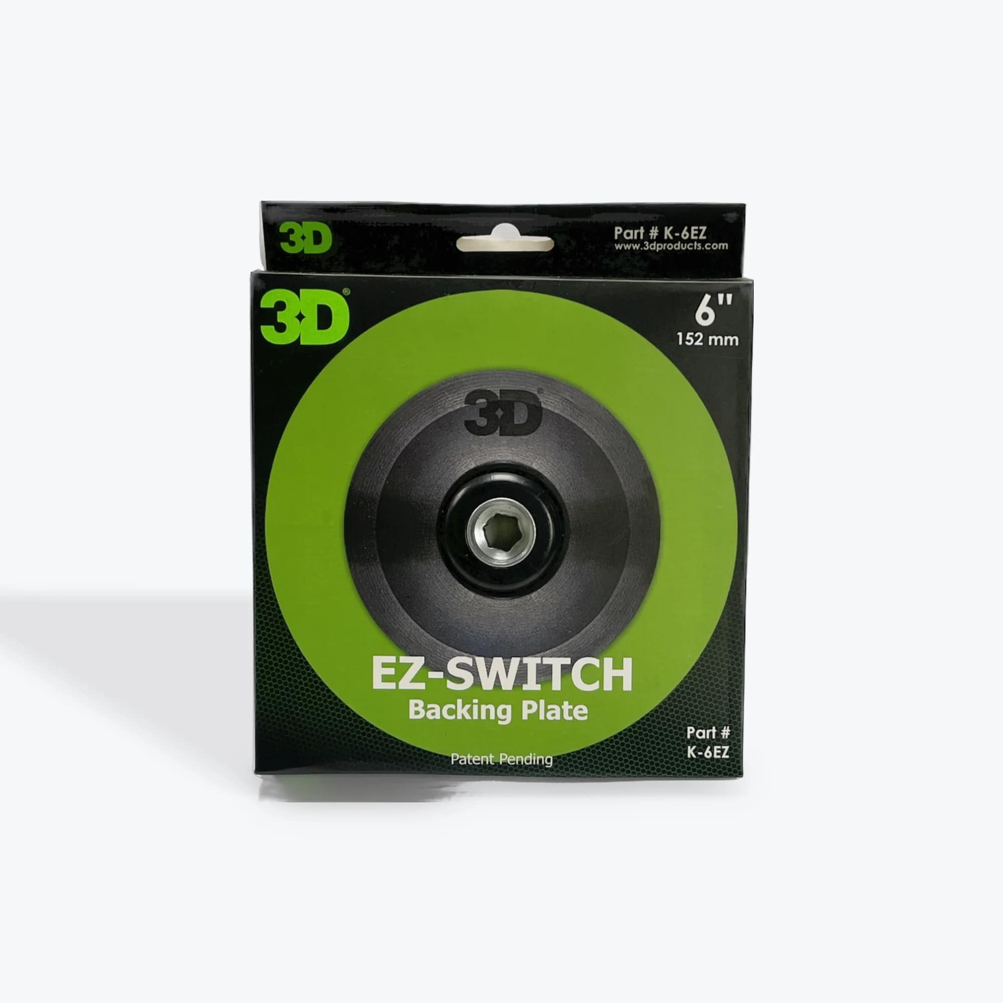 3D EZ-Switch 6” Backing Plate - tough but flexible, tapered rotary ...