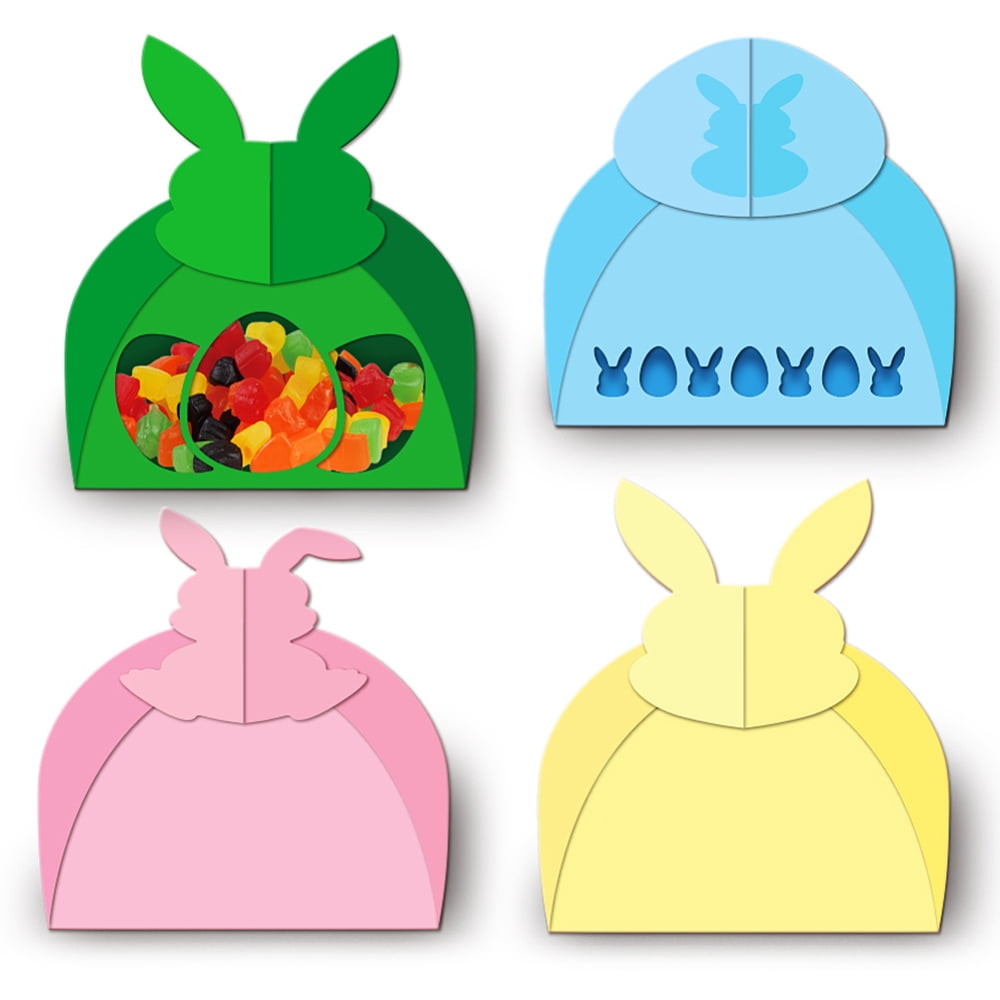 3D Easter Box Cutting Dies for Card Making Easter Rabbit Candy Box ...