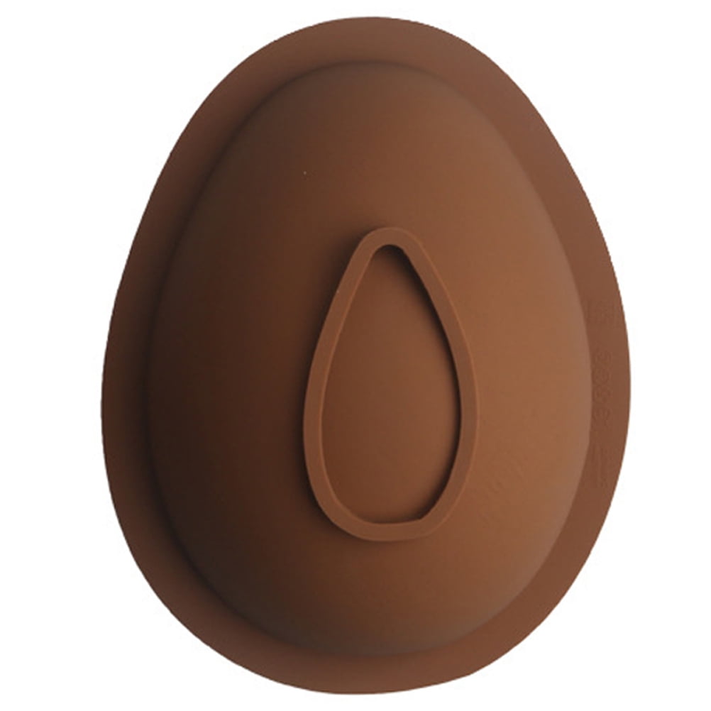 3D Easter Egg Chocolate Silicone Mold DIY Easter Surprise Mousse Moulds ...