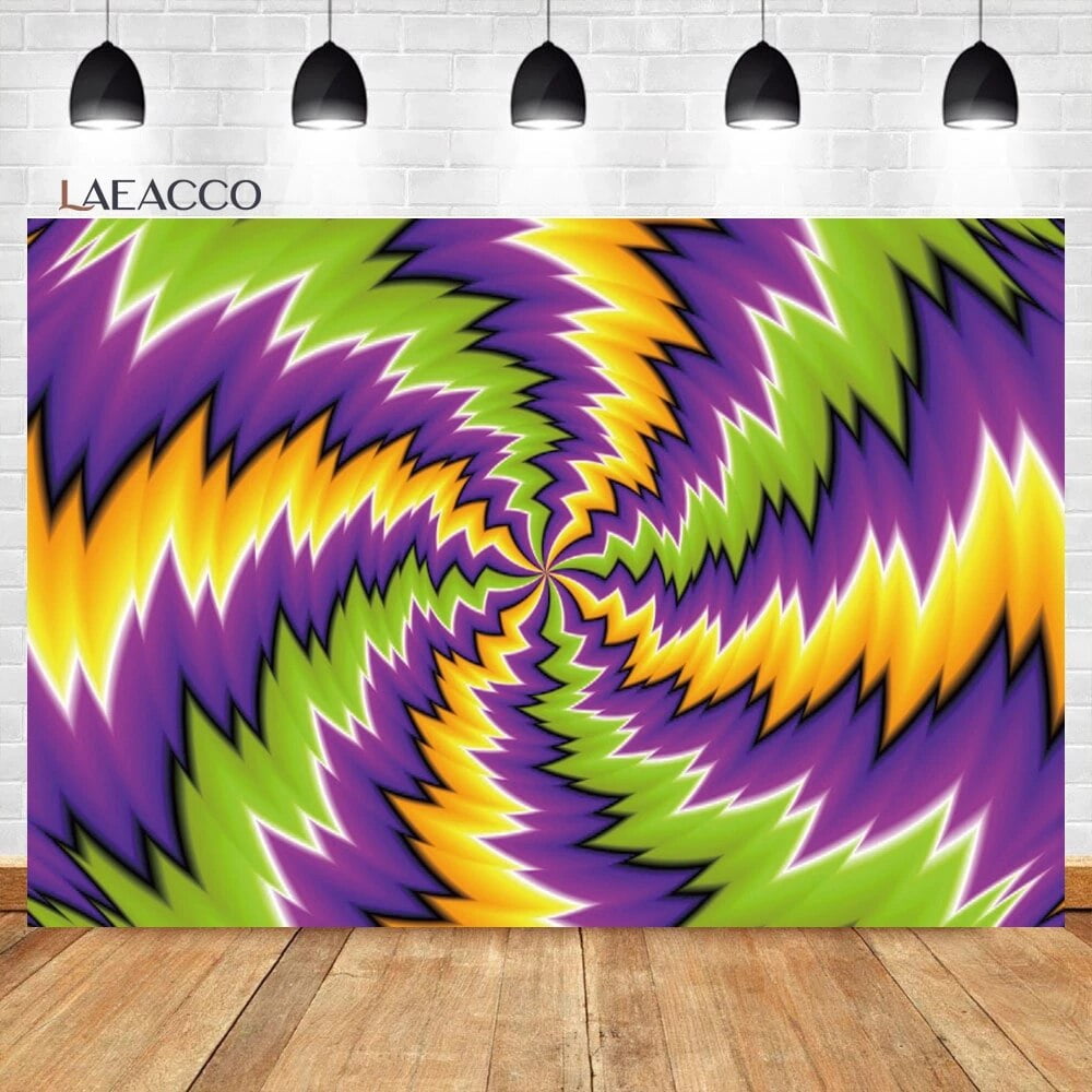 3D Effect Abstract Backdrop Colorful Spiral Vortex Endless Tunnel ...