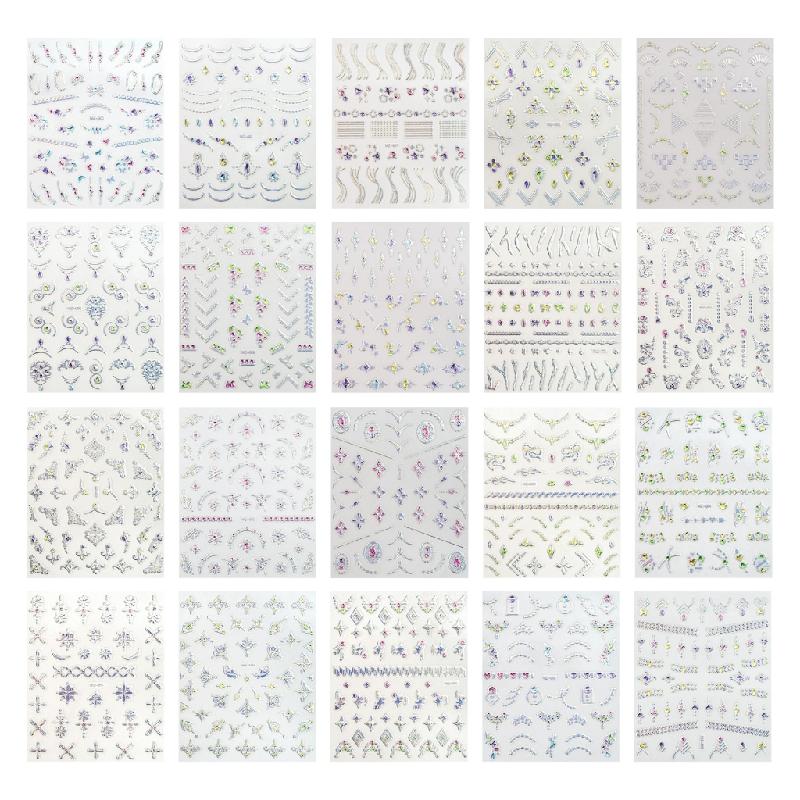 3D Embossed Adhesive Art Stickers Decals French Line Art Stickers ...