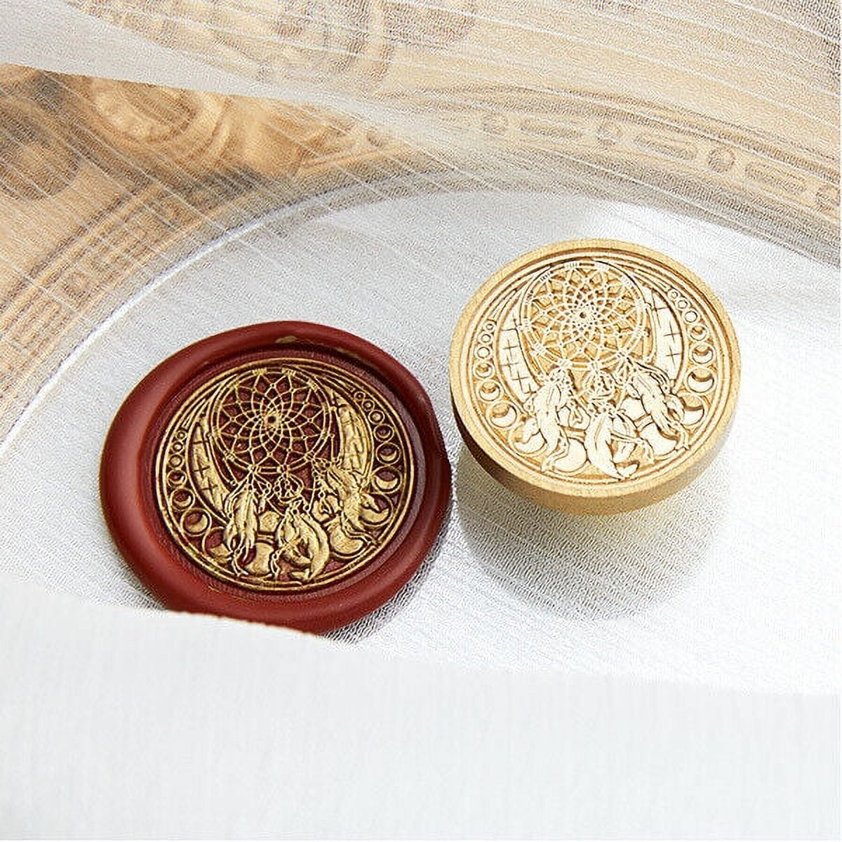3D Embossed Engraved Sealing Wax Seal Head Seal Stamp For Envelopes ...