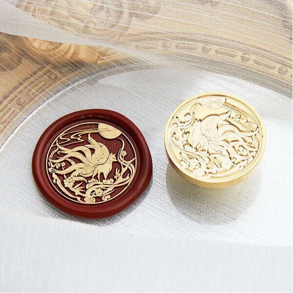 3D Embossed Engraved Sealing Wax Seal Head Seal Stamp For Envelopes ...