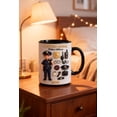 3D Embossed Police Officer Mug, Personalized Name Coffee Cup, Law ...