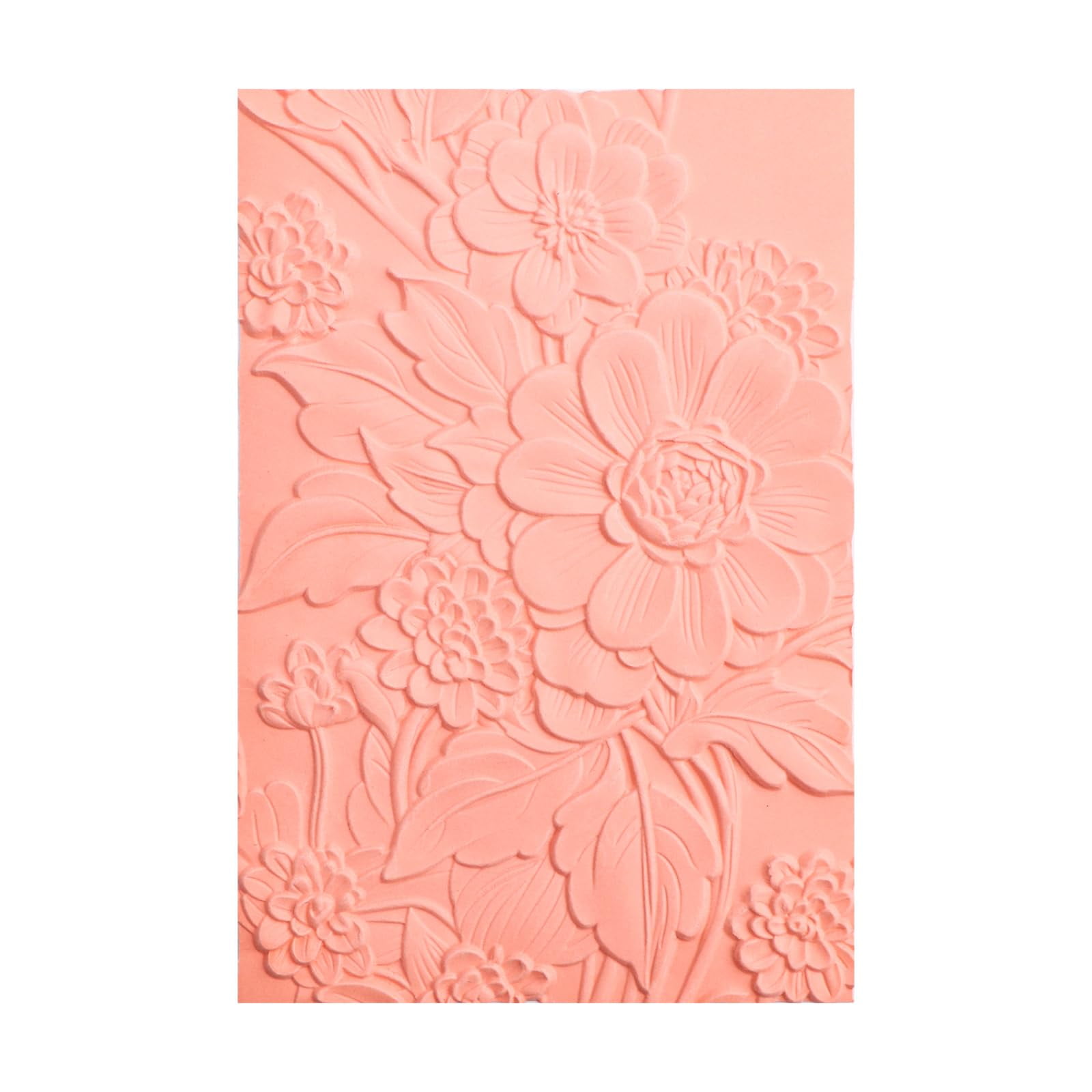 3D Embossing Folder for TSF6 Card Making Texture Fades Floral Plastic ...