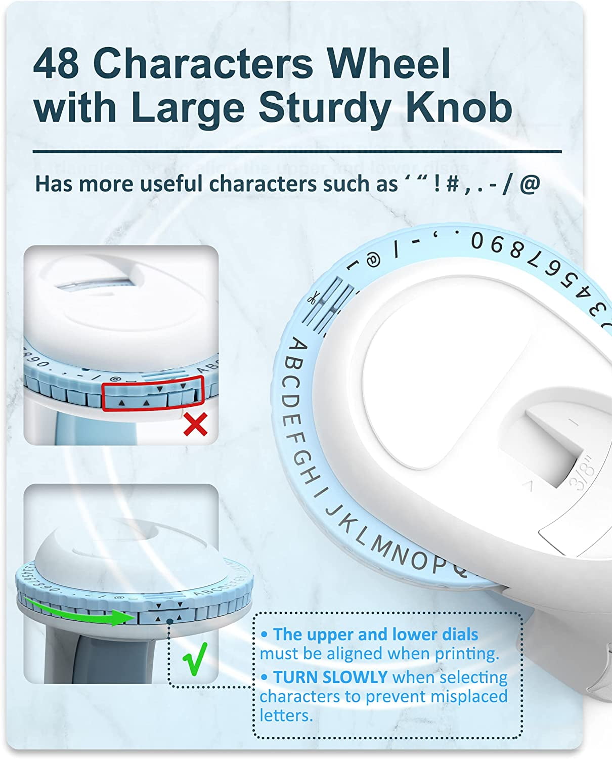 3D Embossing Label Maker Machine with 6 Rolls of Embossed Tapes ...