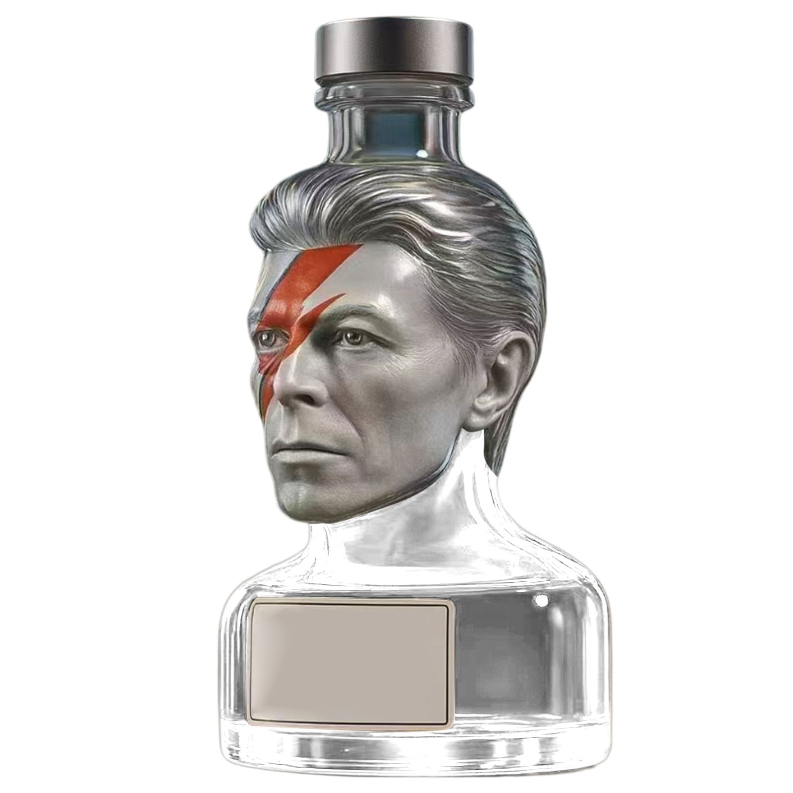 3D Engraved Gentleman Head Shaped Whiskey Bottle, Unique French Whiskey ...
