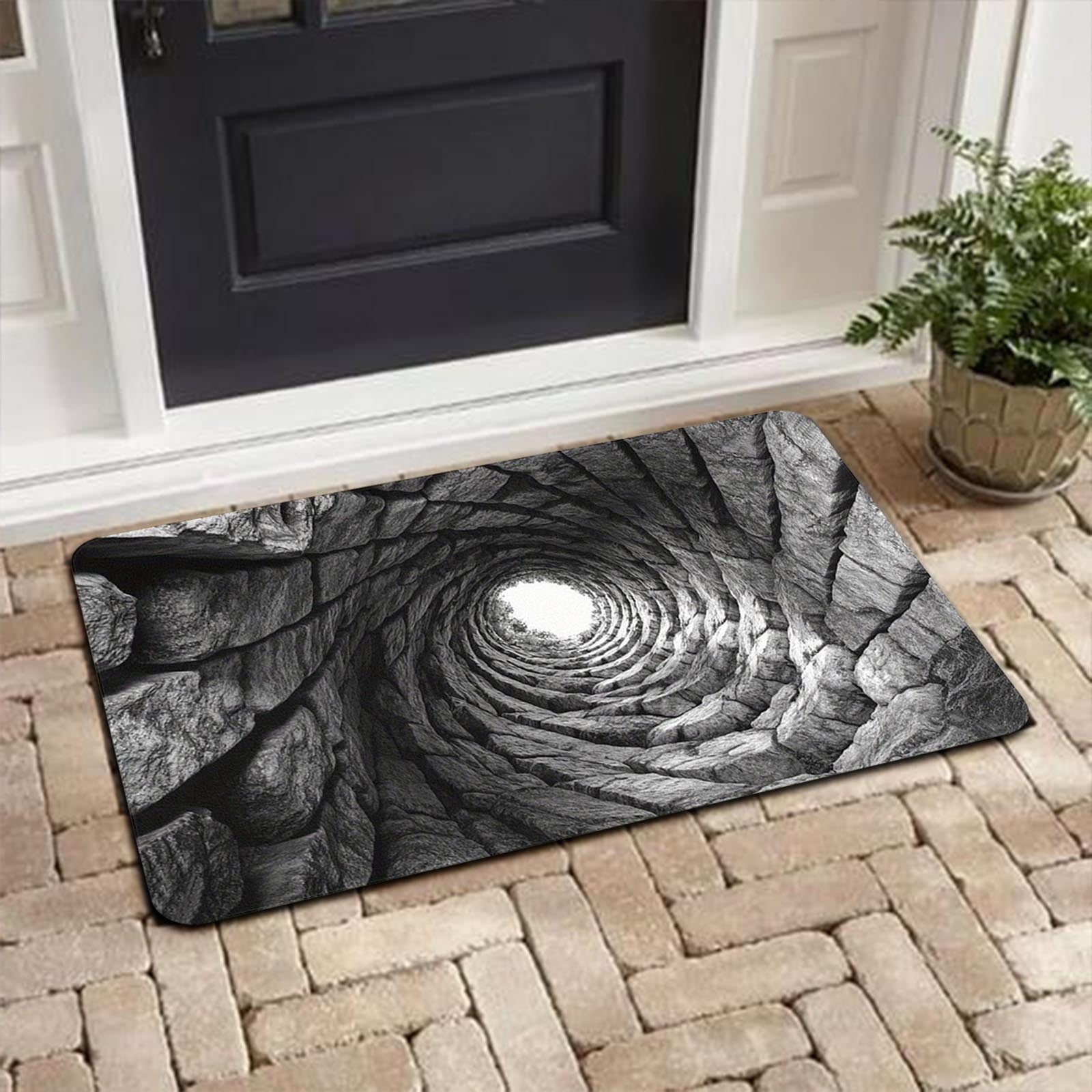 3D Entrance Door Floor Mat – Foyer Shoe-Changing Area Rug, Non-Slip ...