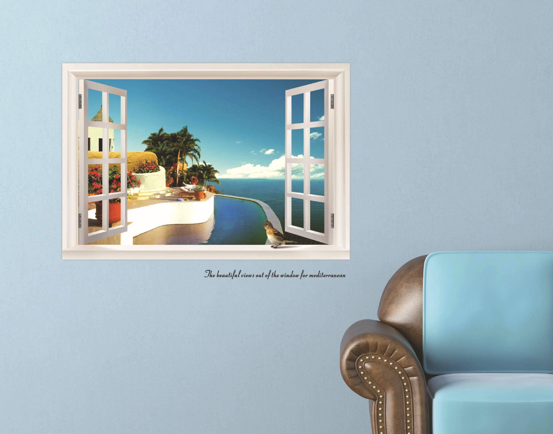 Fake Windows Overseas Views Wall Decal Wall Stickers for Kindergarten ...