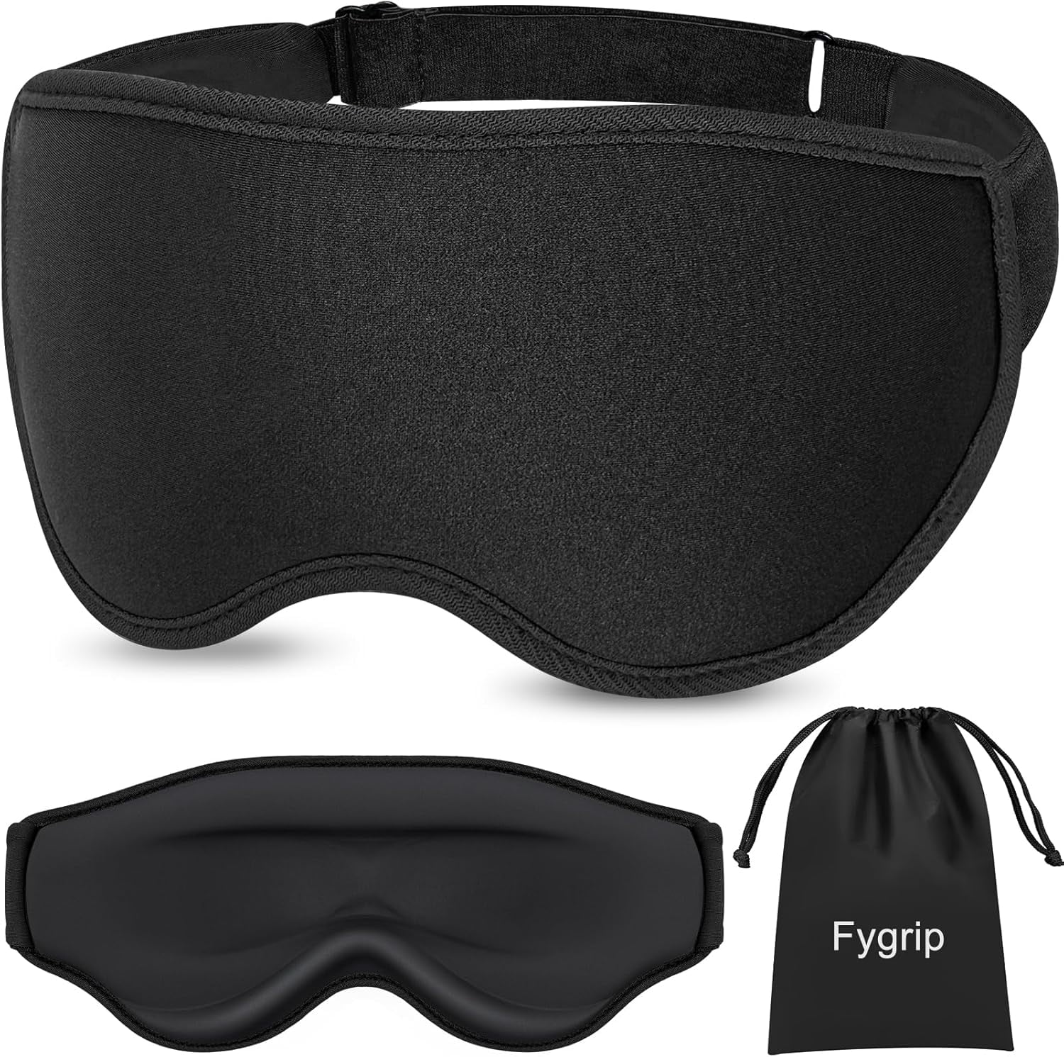 3D Eye Mask Sleep for Men & Women, 100% Pressure-Free Light Block-Out ...