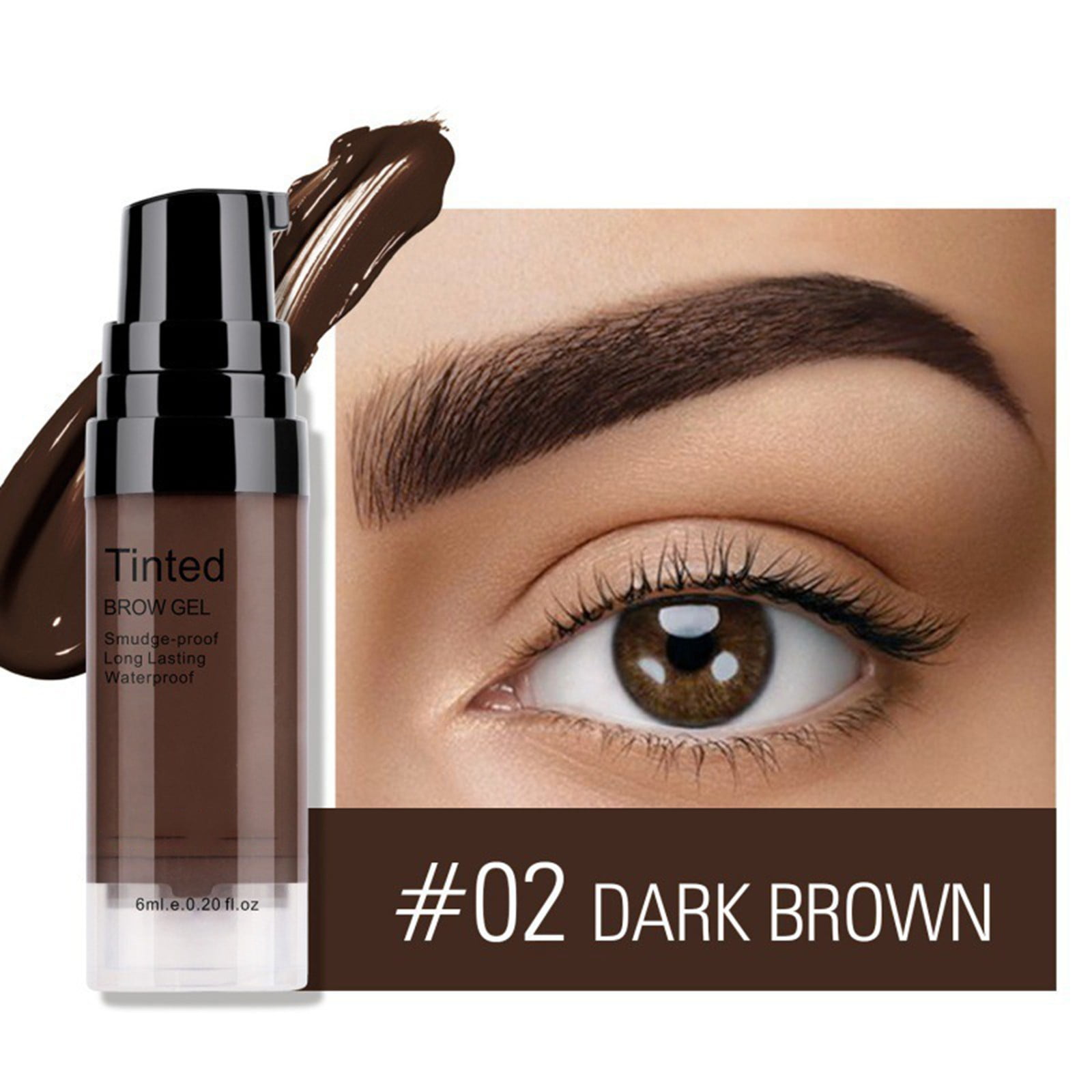 3D Eyebrow Gel Long Lasting 24 Hours Waterproof Smudge-proof Brow Cream ...