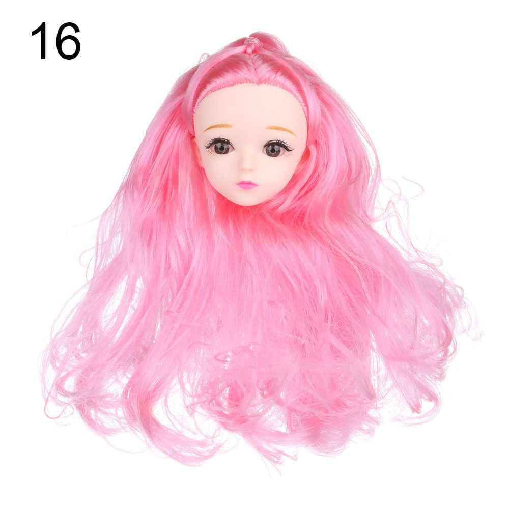 3D Eyes Multiple Color Hairstyles Ancient Doll Accessories Doll Head ...