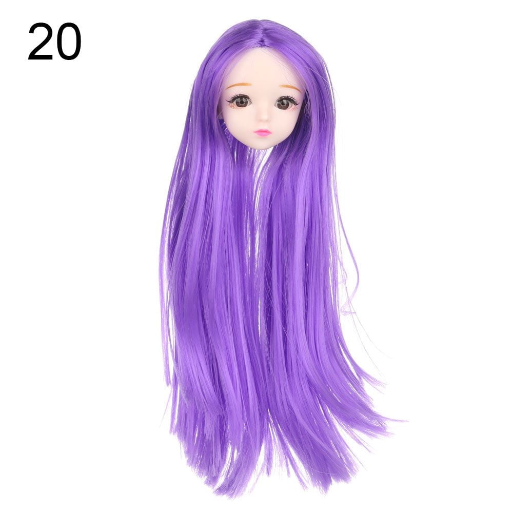 3D Eyes Multiple Color Hairstyles Ancient Doll Accessories Doll Head ...
