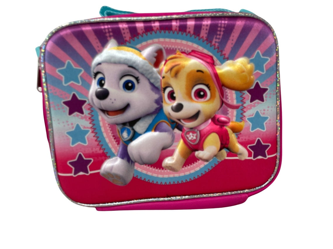 Paw Patrol Mighty Pups 3D Face Insulated Lunch Box for Kids with ...