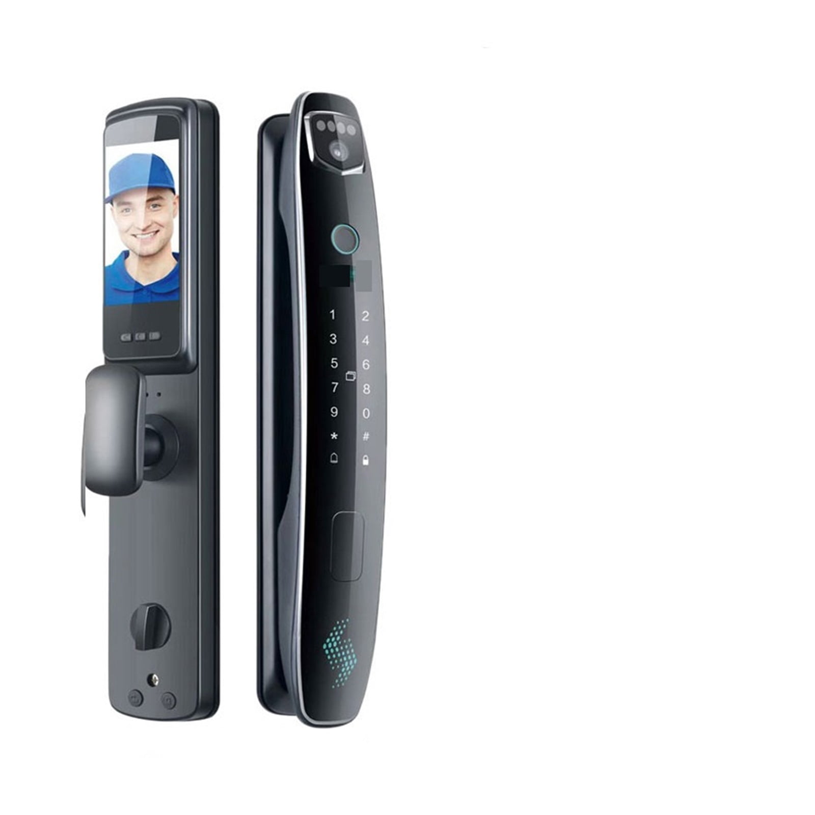 3D Face Recognition Smart Door Lock Access Control 7 Unlocking Method ...