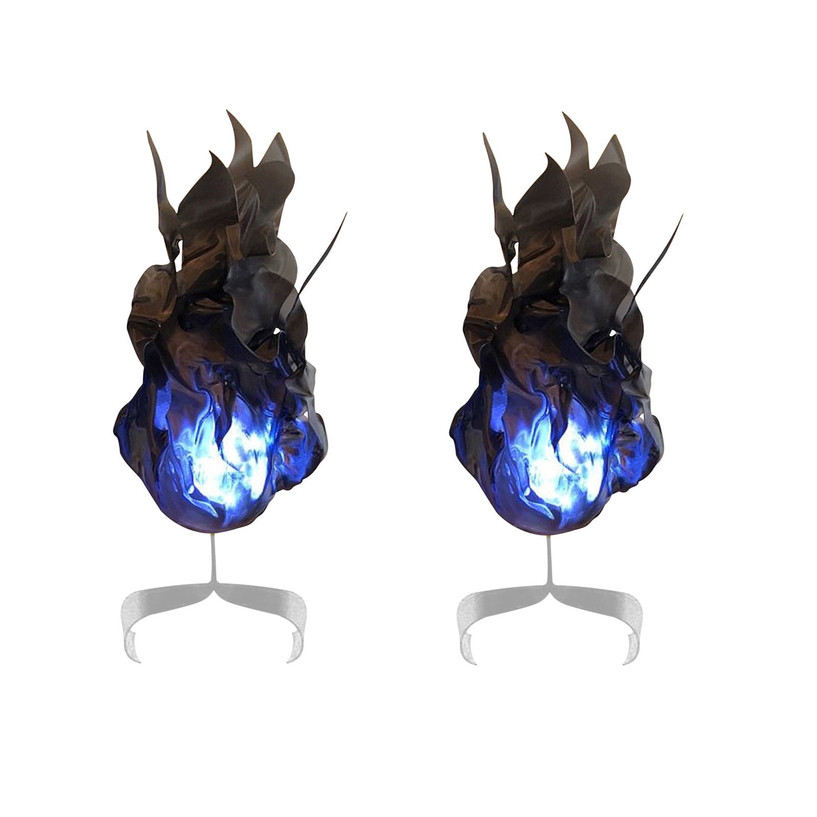 3D Fake Fire Light, Hanging Flame Light, Artificial LED Silk Flame ...