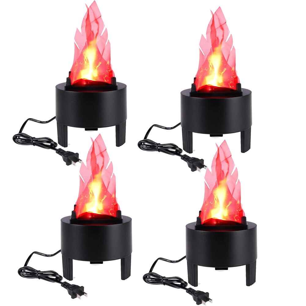3D Fake Flame Lamp 110V 3W Electric Campfire Artificial Flickering ...
