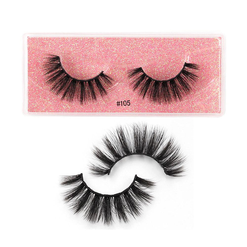 3D False Eyelashes Natural Fluffy Thick Stereo Volume Eye Lashes Daily ...
