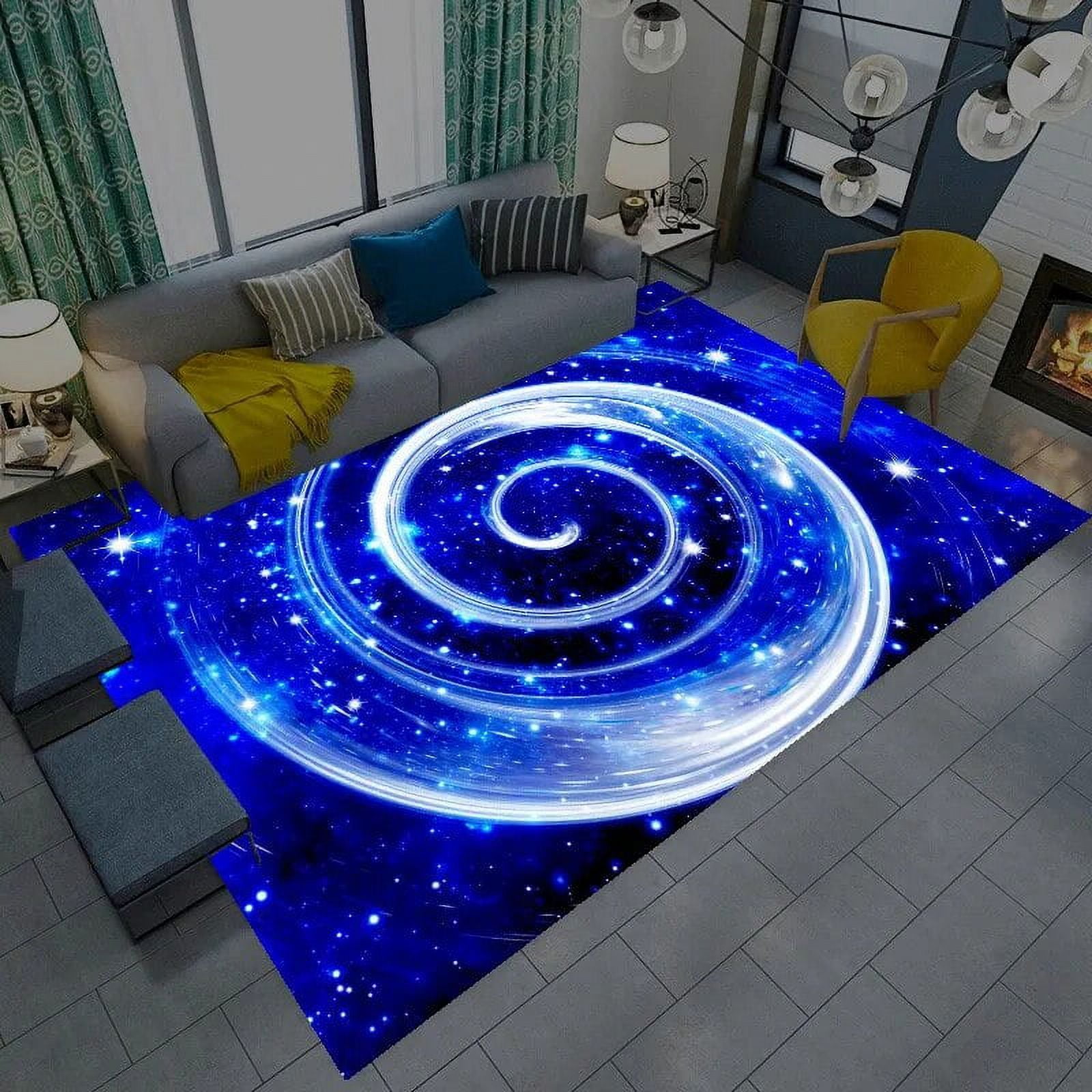 3D Fantasy Starry Sky Galaxy Carpets for Living Room Bedroom Area Rugs ...