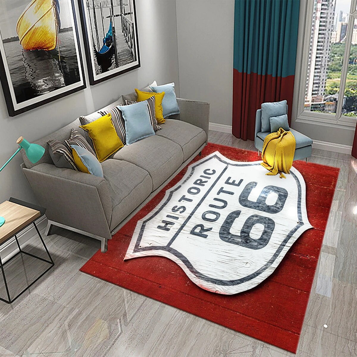 3D Fashion Carpet Anti-slip Mat for Living Room Bedroom Rug Kitchen ...