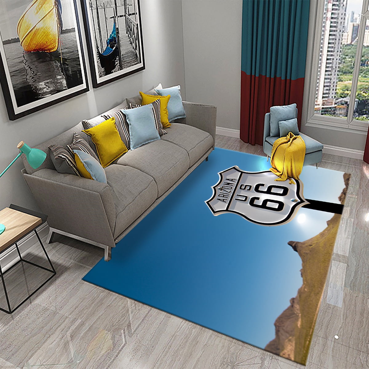 3D Fashion Carpet Anti-slip Mat for Living Room Bedroom Rug Kitchen ...