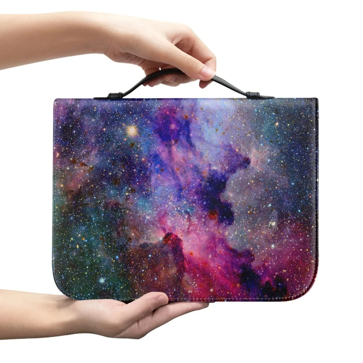 3D Fashion Nebula Star Design Bible Storage Bag Church Prayer Handbag ...